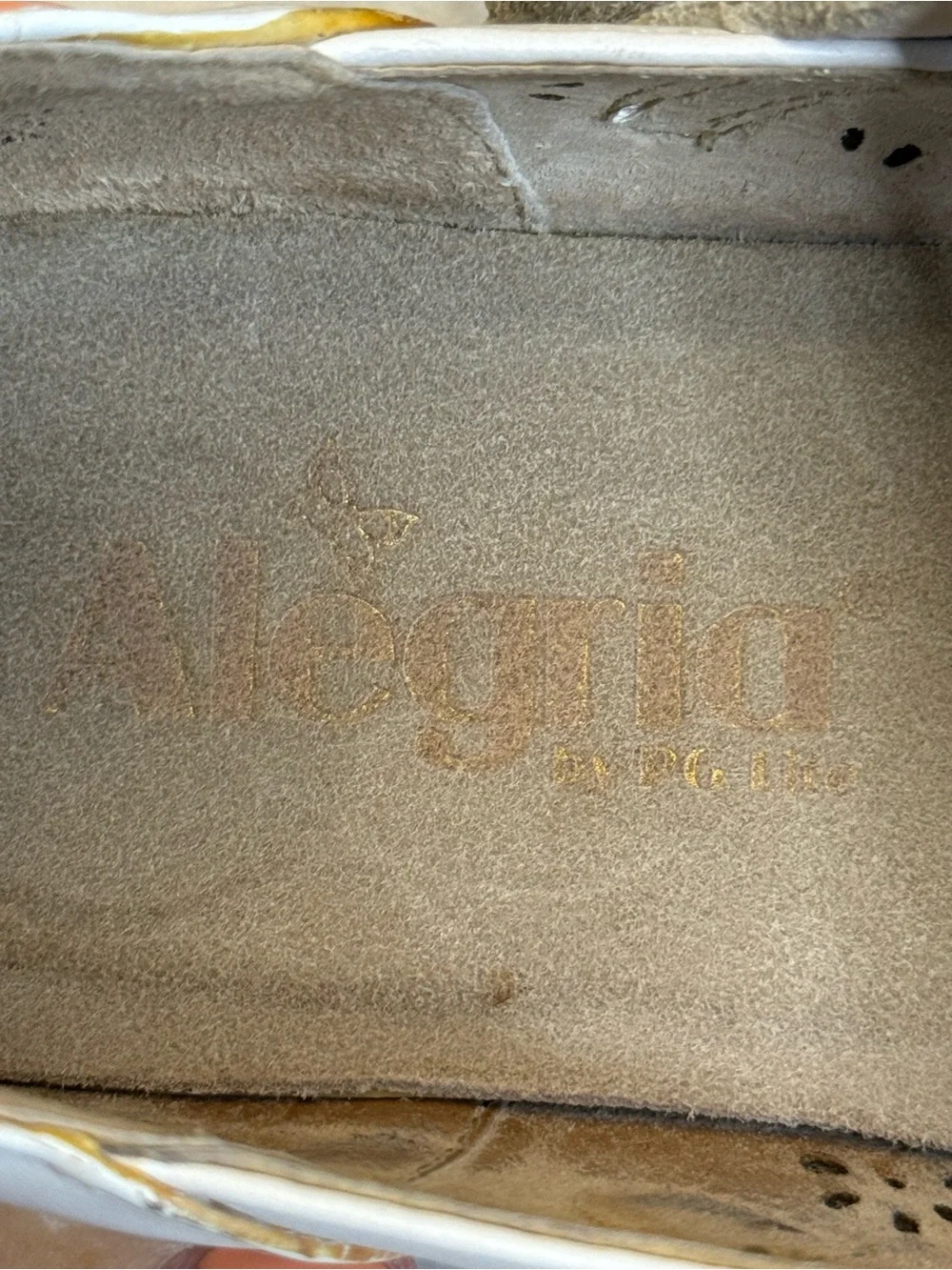 Alegria | Shoes | Alegria White Leather Perforated Flower Mary Jane ...